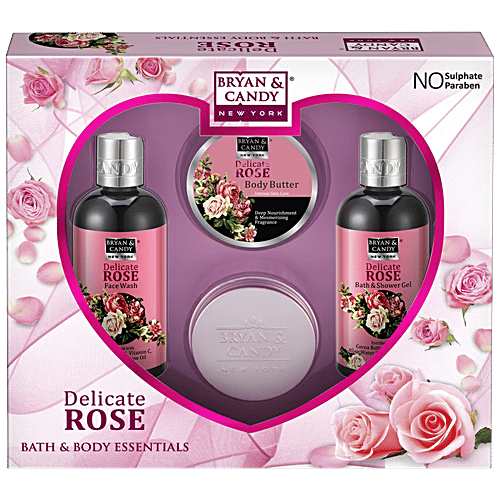 Buy Bryan & Candy Heart Combo Kit - Delicate Rose, Bath & Body Essentials, For Women Online at ...