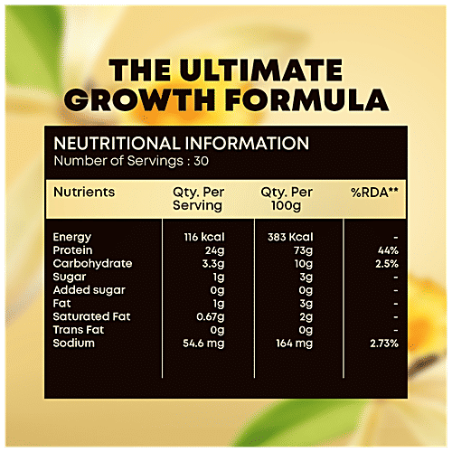 Buy ZEELAB Whey Protein Isolate Powder - For Muscle Support & Recovery ...