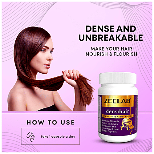 Buy ZEELAB Densihair Softgel Capsule - Prevents Hair Fall, Repairs ...