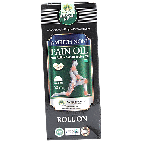 Buy Amrith Noni Pain Oil - Roll On, Fast Action Relief, Ayurvedic ...