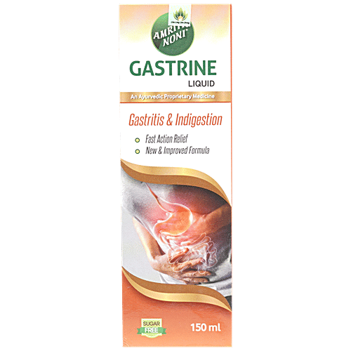 Buy Amrith Noni Gastrine Liquid - For Gastritis & Indigestion, Fast ...
