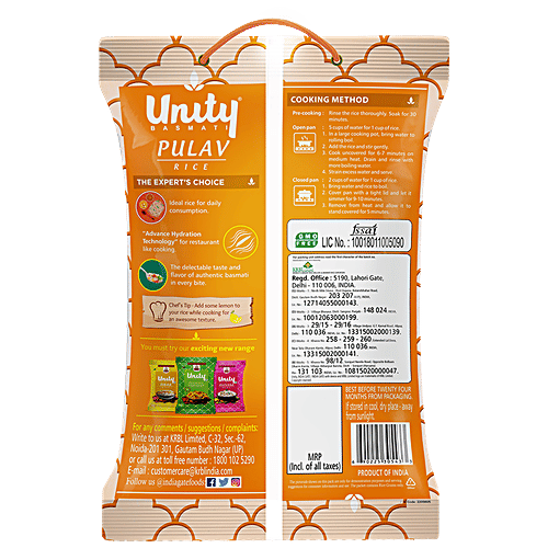 Buy Unity Pulav Rice From The House Of India Gate Online at Best Price ...