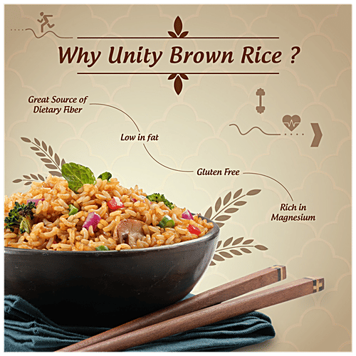 Buy Unity Rice Whole Grain Brown Rice - From The House Of India Gate ...