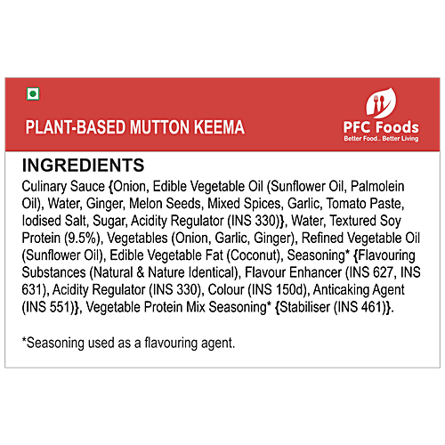 Buy PFC Foods Plant-Based Mutton Keema - Vegetarian & Great Taste ...