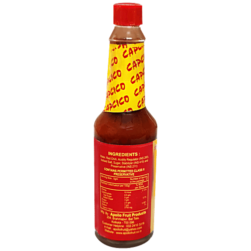 Buy Apollo Capsico/Red Pepper Sauce - Adds Flavour & Taste Online at ...