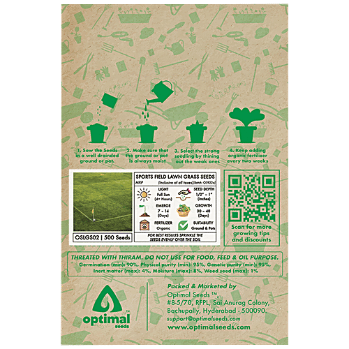 Buy Optimal Seeds Sports Field Lawn Grass Seeds Online at Best Price of ...