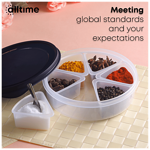 Buy All Time Plastic Masala Dabba With Lid - Assorted Colour Online at ...