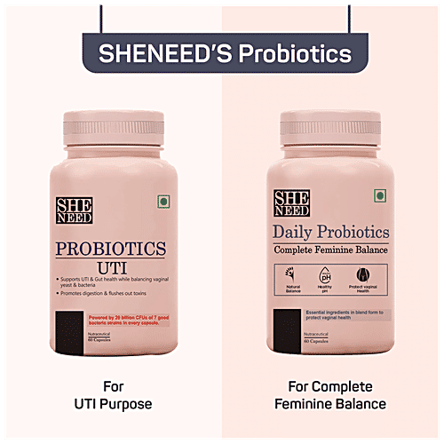 Buy SheNeed Daily Probiotics Capsules - Complete Feminine Balance ...