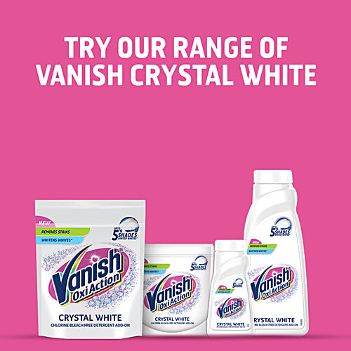 Buy Vanish Oxi Action White Chlorine Bleach Free Detergent - Powder ...