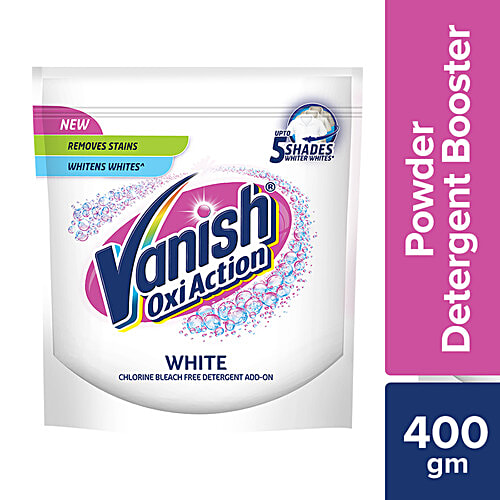 Buy Vanish Oxi Action White Chlorine Bleach Free Detergent Powder ...