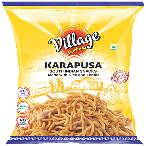 Buy Village Ruchulu Karapusa - Made With Rice & Lentils, Rich Taste ...