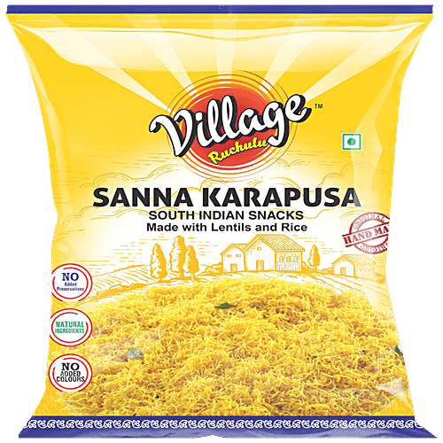 Buy Village Ruchulu Sanna Karapusa - Made With Rice & Lentils, Rich ...
