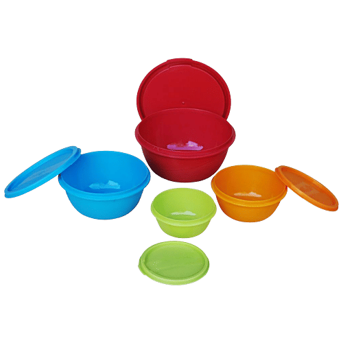 Buy Princeware Storage Containers - Plastic, Assorted Colours, Store ...