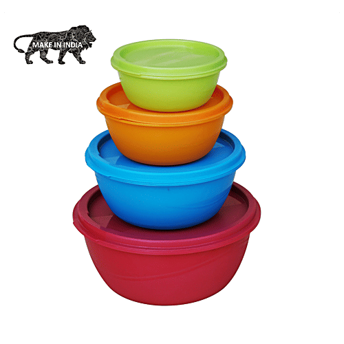 Buy Princeware Storage Containers - Plastic, Assorted Colours, Store ...