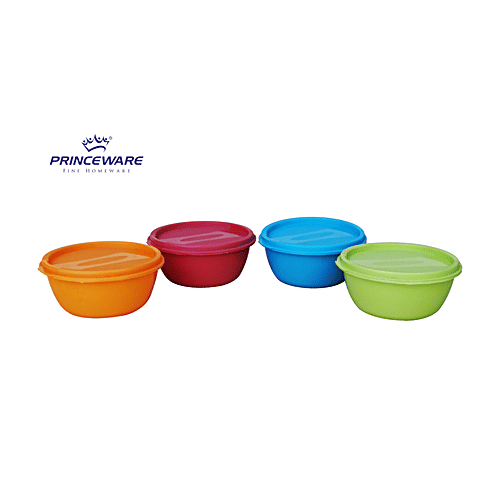 Buy Princeware Storage Containers - Plastic, Assorted Colours, Store ...