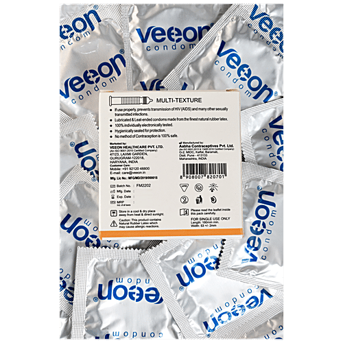 Buy VEEON Play Safe Flavored Condoms - Mango Online at Best Price of Rs ...