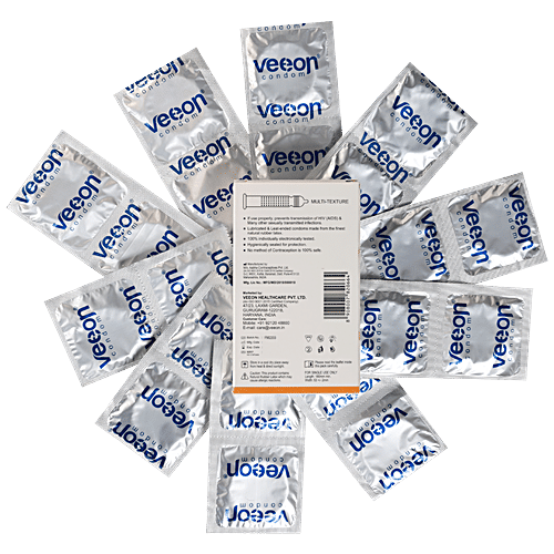 Buy VEEON Play Safe Flavored Condoms - Butter Scotch Online at Best ...