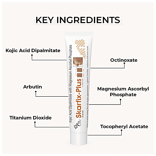 Buy Fixderma Skarfix-Plus Cream - Lightens Melasma, Acne & Scars ...