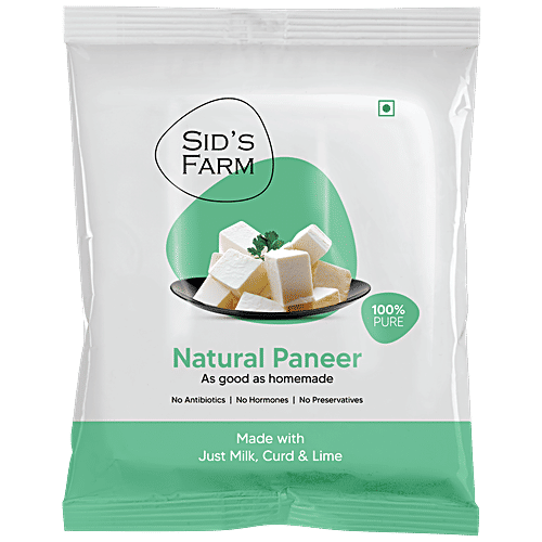 Buy Sids Farm Paneer - Rich In Protein & Calcium, Tasty Online at Best ...