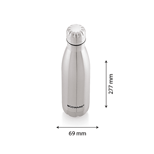 Buy Modware Kool King Stainless Steel Vacuum Insulation Bottle - Silver ...