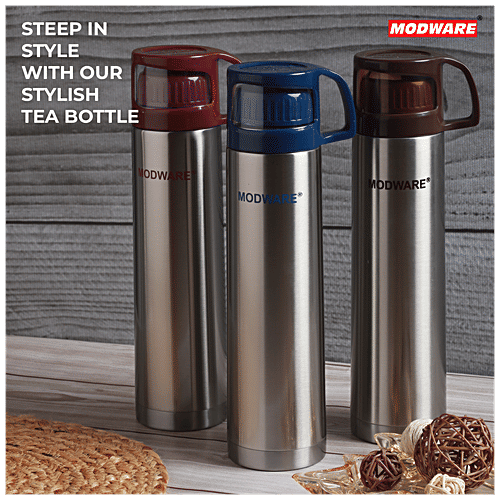 Buy Modware Kup Easy Stainless Steel Vacuum Flask - Mahroon Online at ...