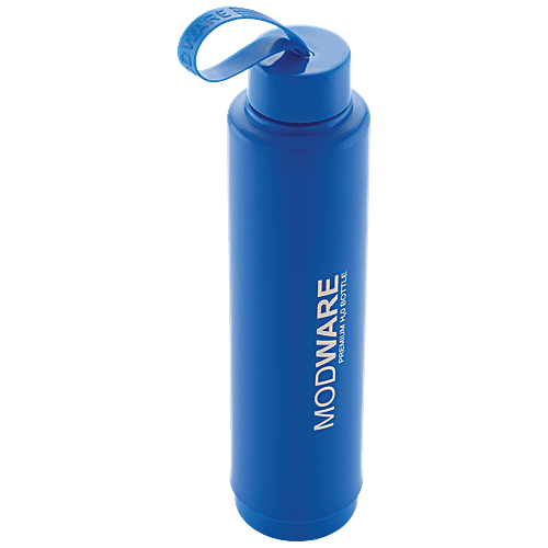 Buy Modware Kool Kammander Insulated Bottle - Blue, Leak Proof, Retains ...