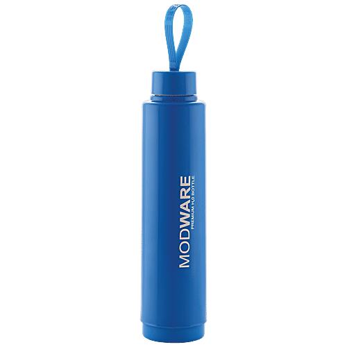 Buy Modware Kool Kammander Insulated Bottle - Blue, Leak Proof, Retains ...