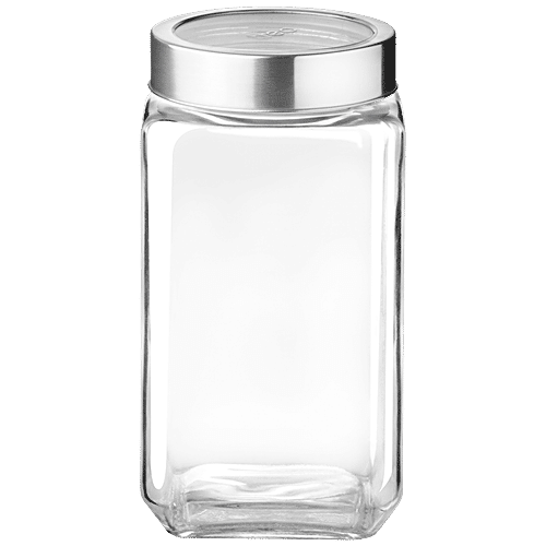 Buy Treo Cube Storage Glass Jar/Container - For Home & Kitchen ...