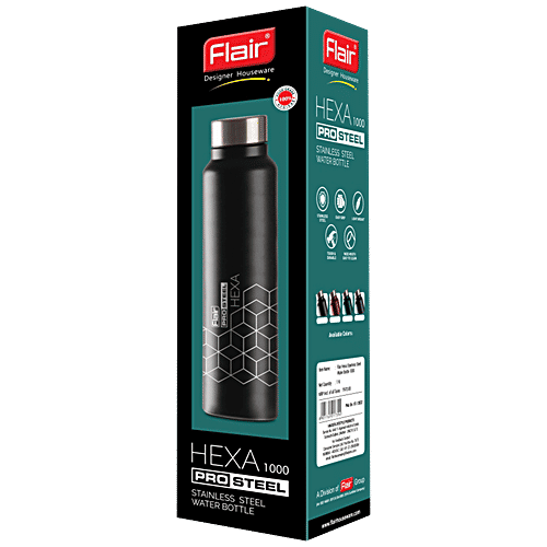 Buy Flair Plastics Hexa Pro Steel - Stainless Steel Bottle, Durable ...