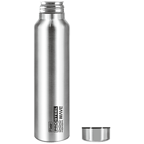 Buy Flair Plastics Pro Steel Wave - Stainless Steel Bottle, Lightweight ...