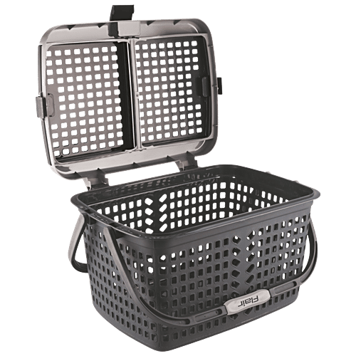 Buy Flair Plastics Dual Carrying Basket - 3 Way Opening, Multipurpose ...
