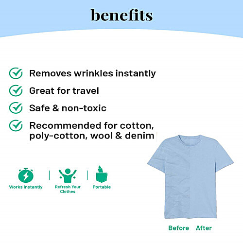 Buy Born Good Good Fabric Wrinkle Remover - Plant-Based, Safe & Non ...