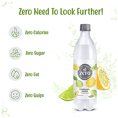 Buy Paper Boat Zero Lemon Lime Sparkling Water - Carbonated Water ...