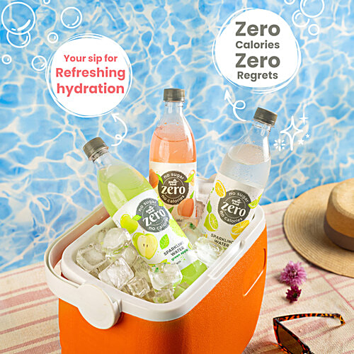 Buy Paper Boat Zero Lemon Lime Sparkling Water - Carbonated Water ...
