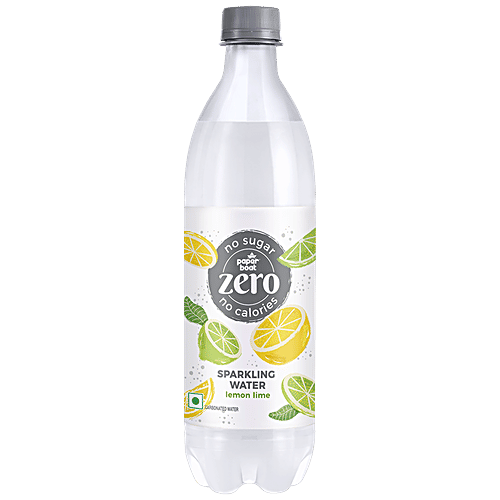 Buy Paper Boat Zero Lemon Lime Sparkling Water - Carbonated Water, Sugar Free, No Calories ...