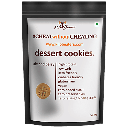Buy Kilobeaters Dessert Cookies - Almond Berry, High Protein, Low Carb ...