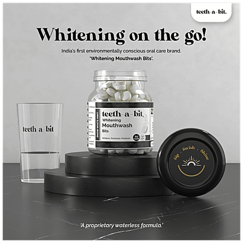 Buy teeth-a-bit Whitening Mouthwash Bits - Snow White Mint Online at ...