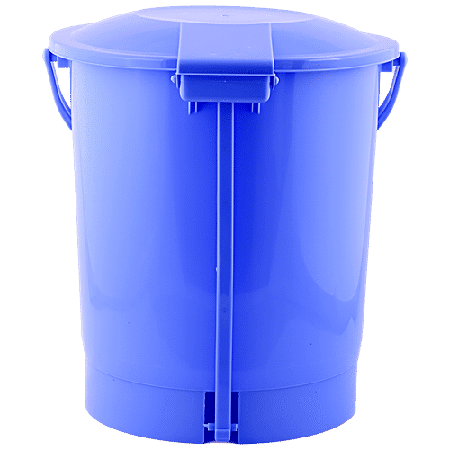 Buy Lapaz Pedal Dustbin - Light Blue, High Quality Plastic, Sturdy ...