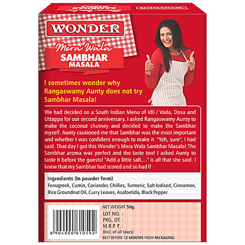 Buy Wonder Sambhar Masala Online at Best Price of Rs 37 - bigbasket