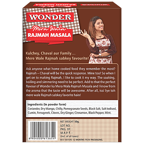 Buy Wonder Rajmah Masala - No Preservatives & Artificial Flavours ...