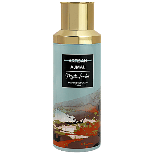 Buy Ajmal Artisan Perfume Deodorant - Mystic Amber, Long-Lasting, For ...
