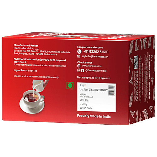 Buy FEARLESS TEA English Breakfast Tea - Strong, Rich Flavour Online at ...