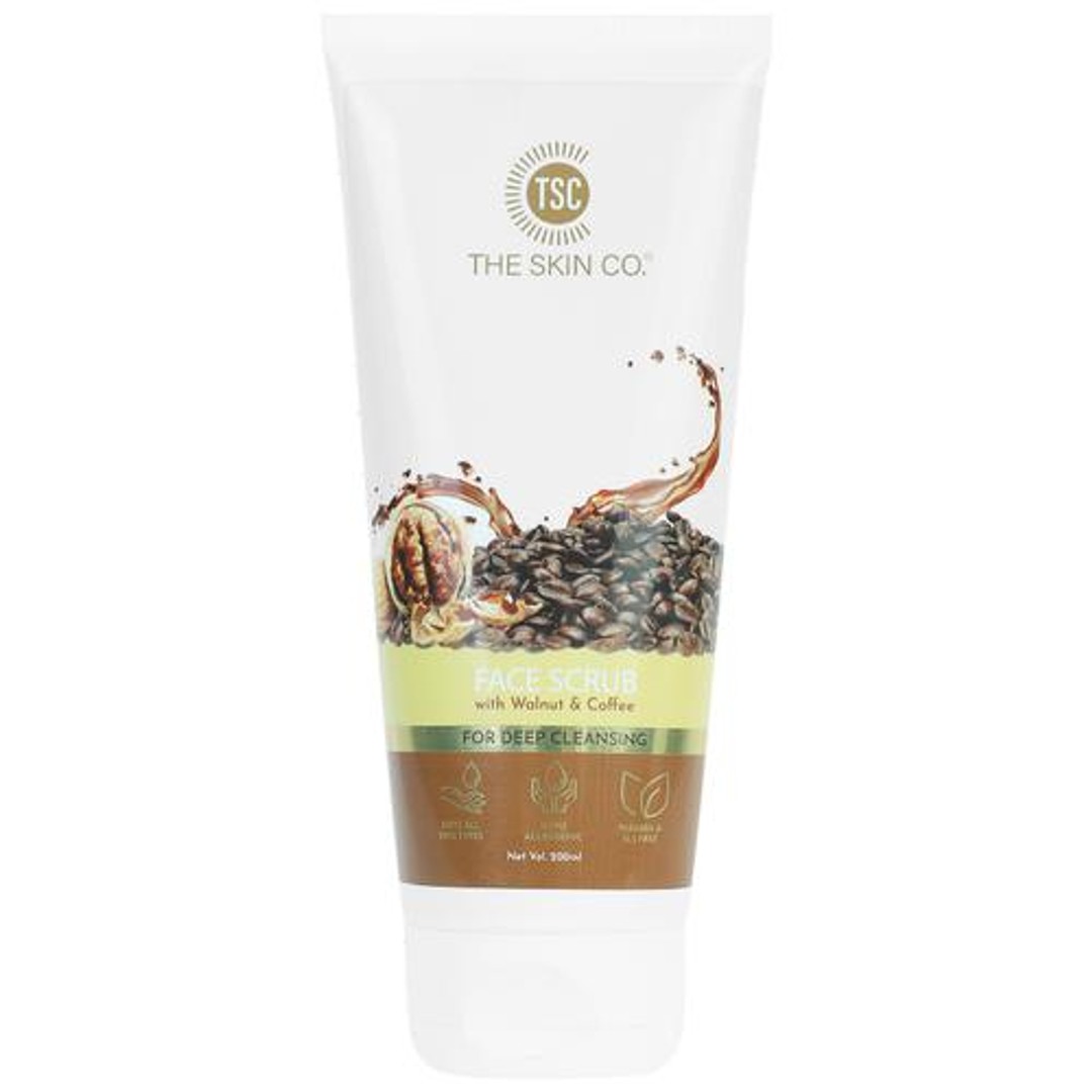 Buy TSC THE SKIN CO. Face Scrub - With Walnut & Coffee, For Deep Cleansing Online at Best Price ...