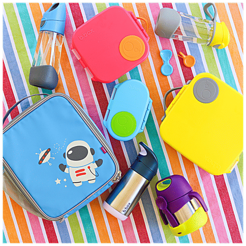 Buy BBOX Mini Lunch Box - Lemon Sherbet Yellow Grey, Silicone, Leak ...