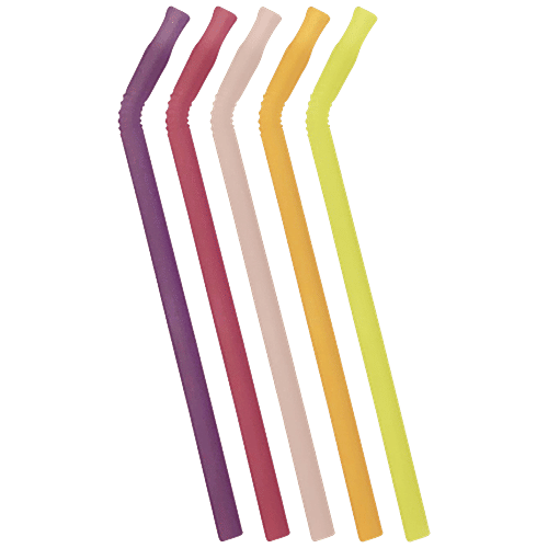 Buy BBOX Silicone Straw - Very Berry, Assorted Colour, Flexible ...