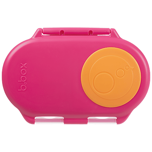 Buy BBOX Snack Box - Strawberry Shake Pink Orange, Silicone, Leak-proof ...