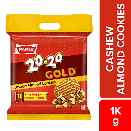 Buy Parle 20-20 Gold Cashew Almond Cookies Online at Best Price of Rs ...