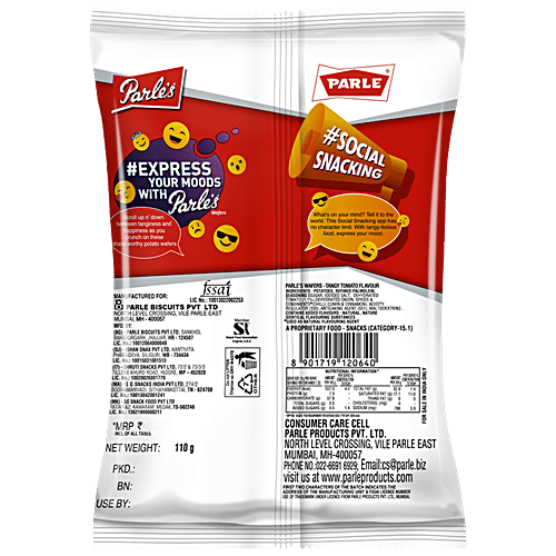 Buy Parle Wafers Potato Chips - Tangy Tomato Flavour Online at Best ...