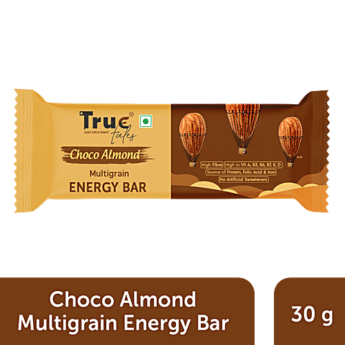 Buy True Tales Multigrain Energy Bar - Choco Almond, Source Of Iron ...
