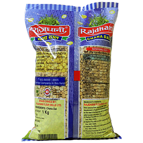 Buy Rajdhani Chana Dal - Unpolished & Natural, Rich In Protein Online ...